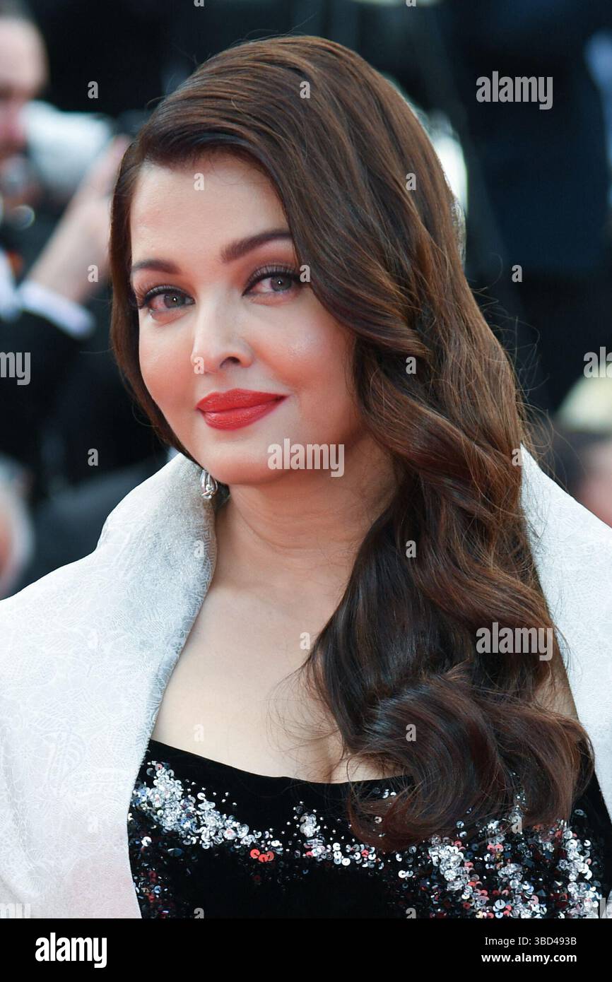 Aishwarya Rai attending the La Venue de l'Avenir Premiere in Cannes ...