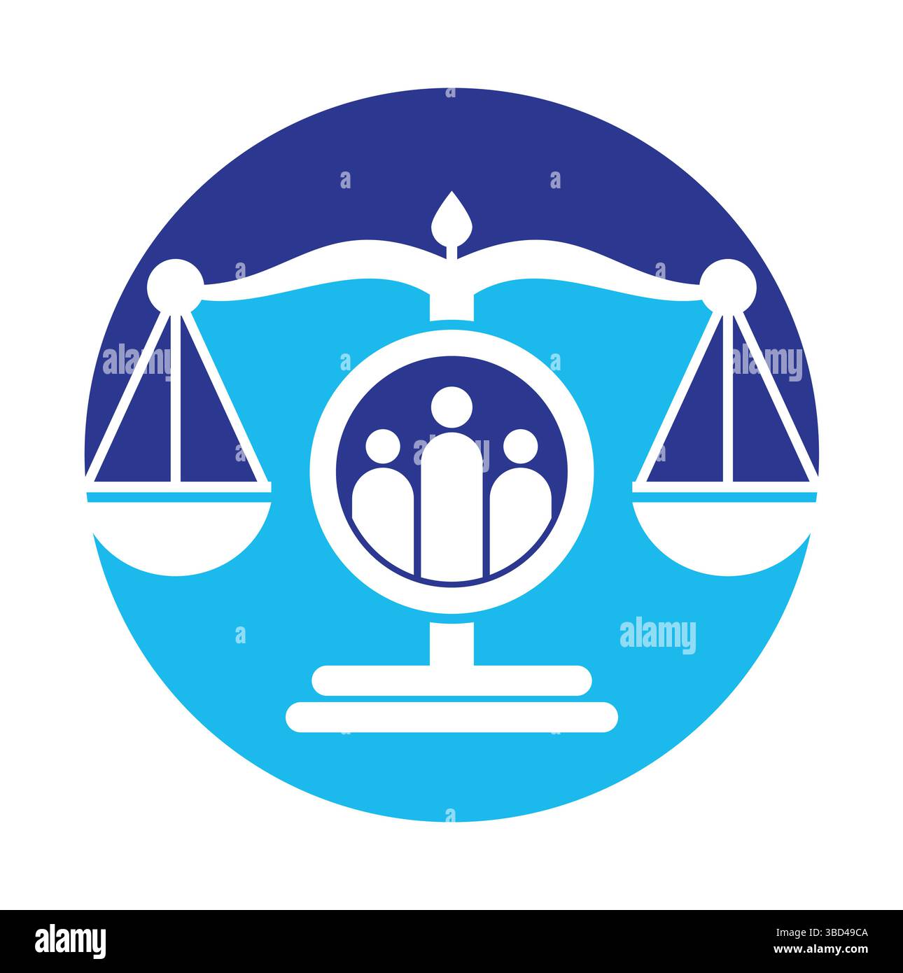 Justice people logo design vector. Law firm and people logo icon ...