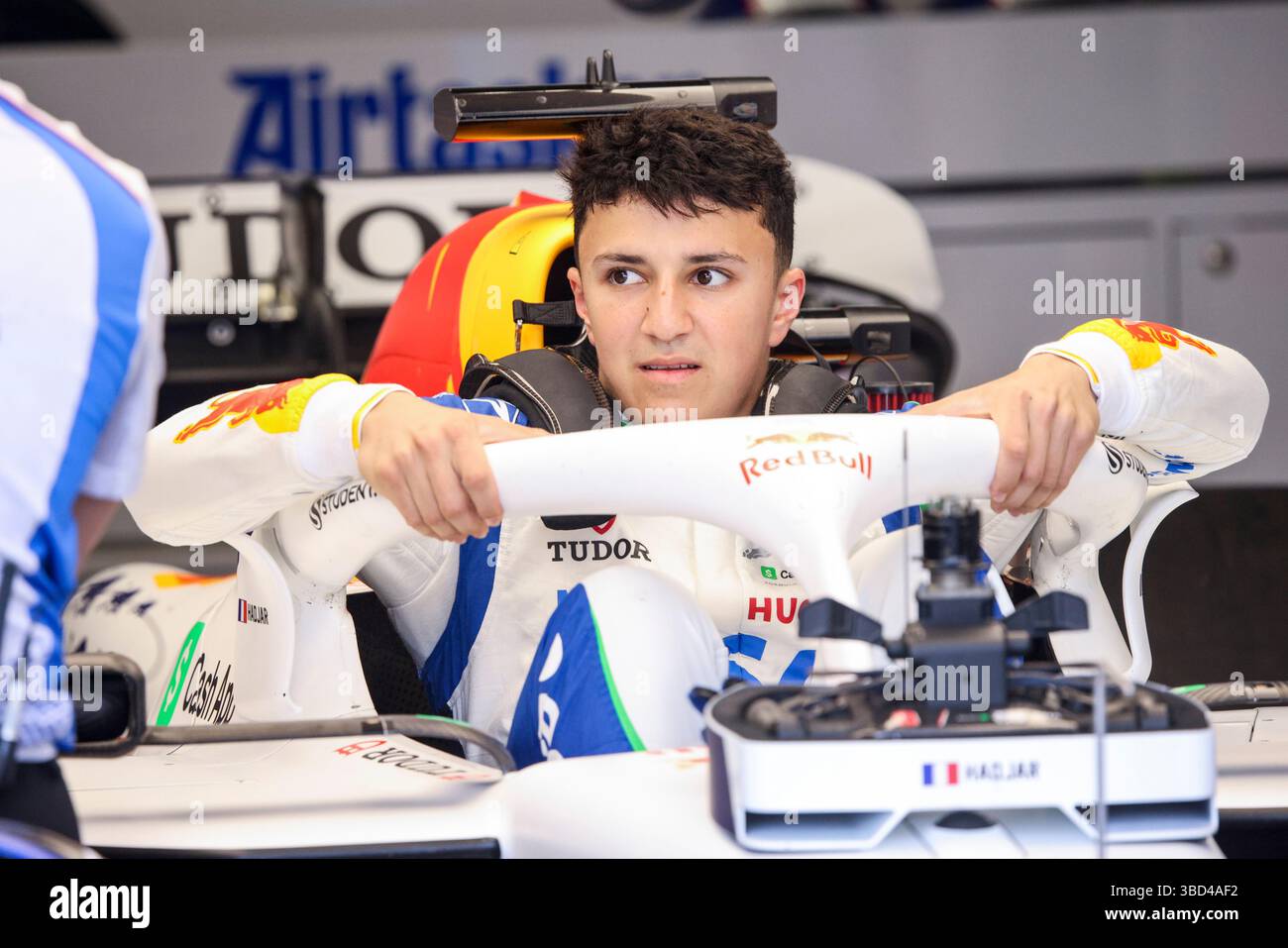 HADJAR Isack (fra), Visa Cash App RB F1 Team VCARB02, portrait during the Formula 1 Tag Heuer ...
