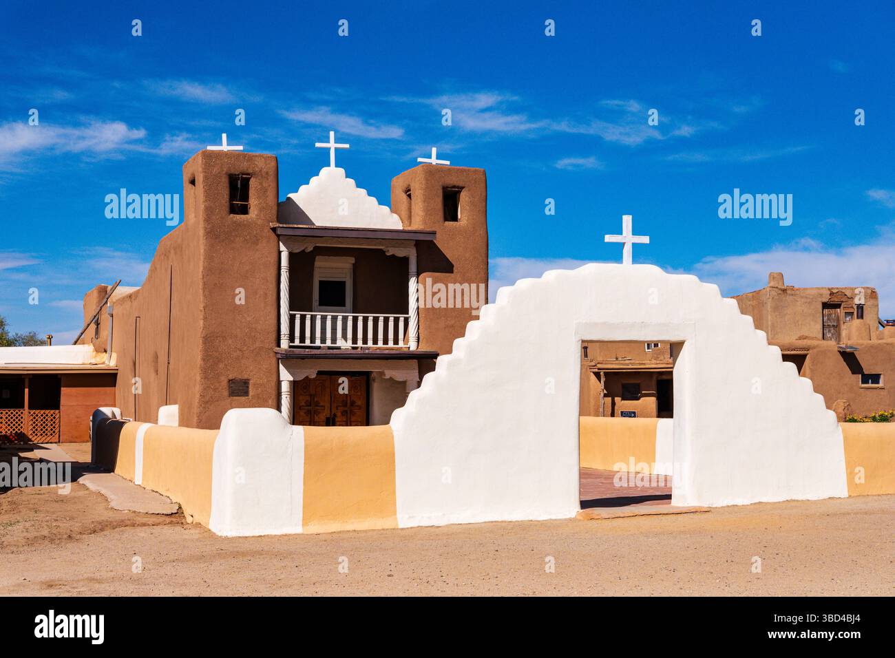 Historic San Geronimo Chuch; Taos Pueblo; Tuah Tah; Taos; New Mexico ...