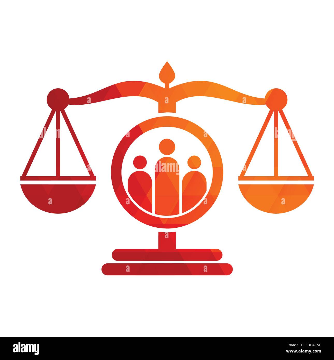 Justice people logo design vector. Law firm and people logo icon ...