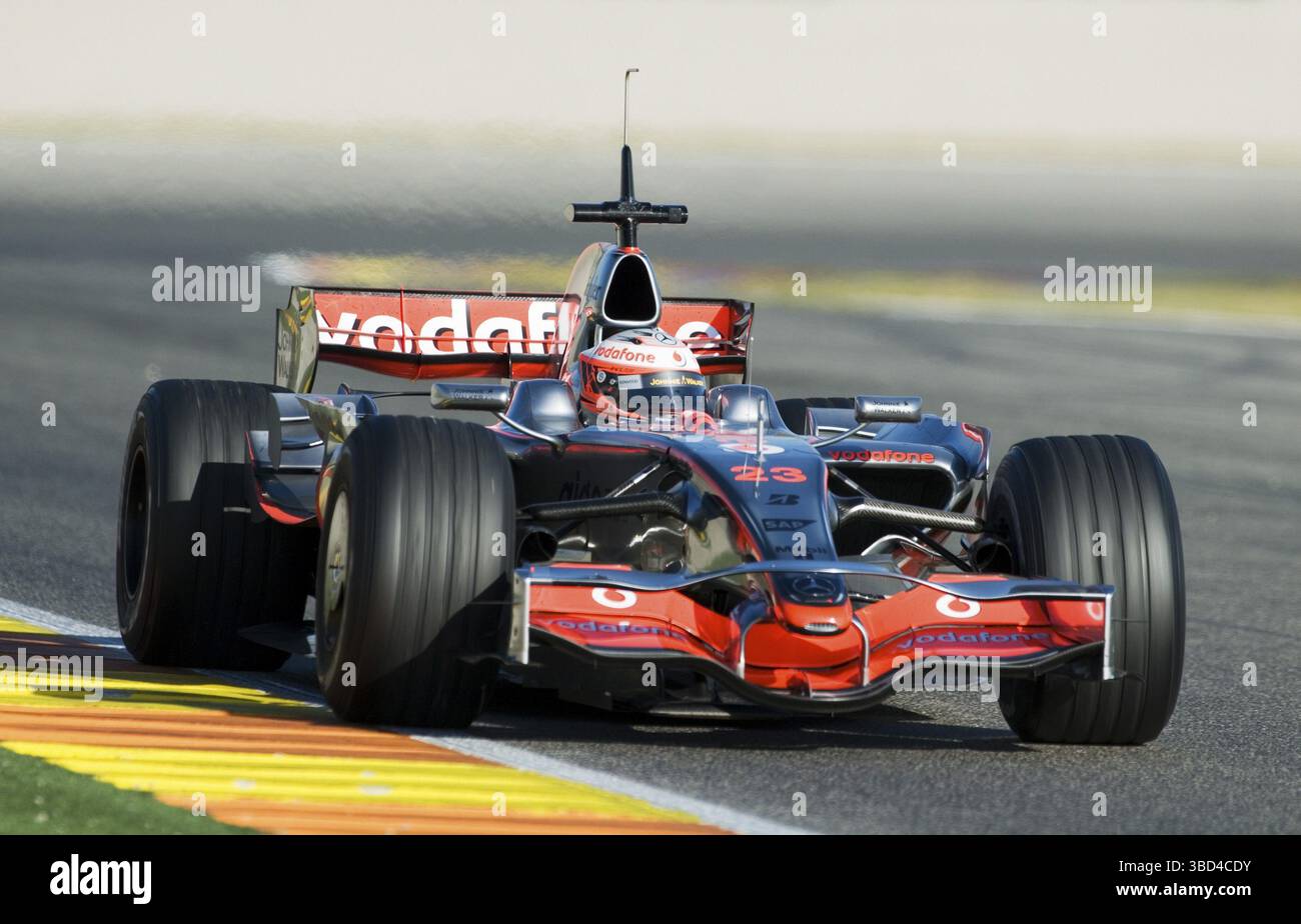 Heikki KOVALAINEN, Finland, driving a McLaren Mercedes MP4-23 Formula 1 ...