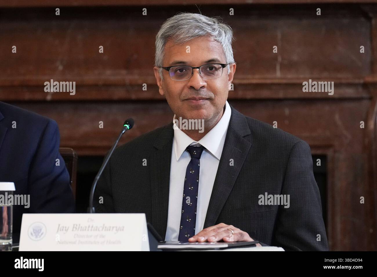 Jay Bhattacharya, director of the National Institute of Health, attends ...