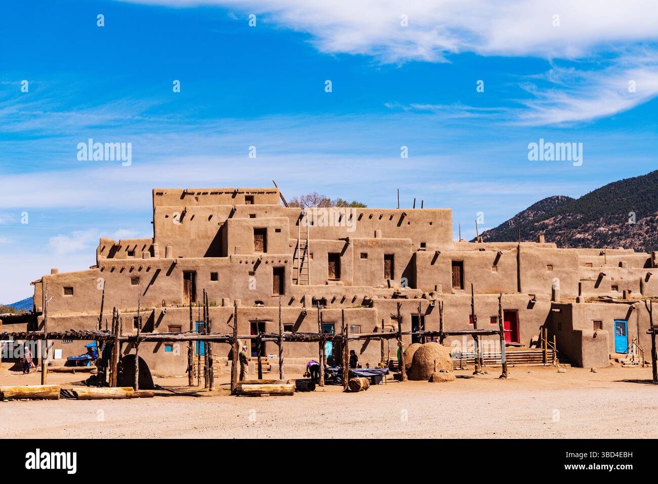 The North House; Hluamma; Taos Pueblo; Tuah Tah; Taos; New Mexico; USA ...