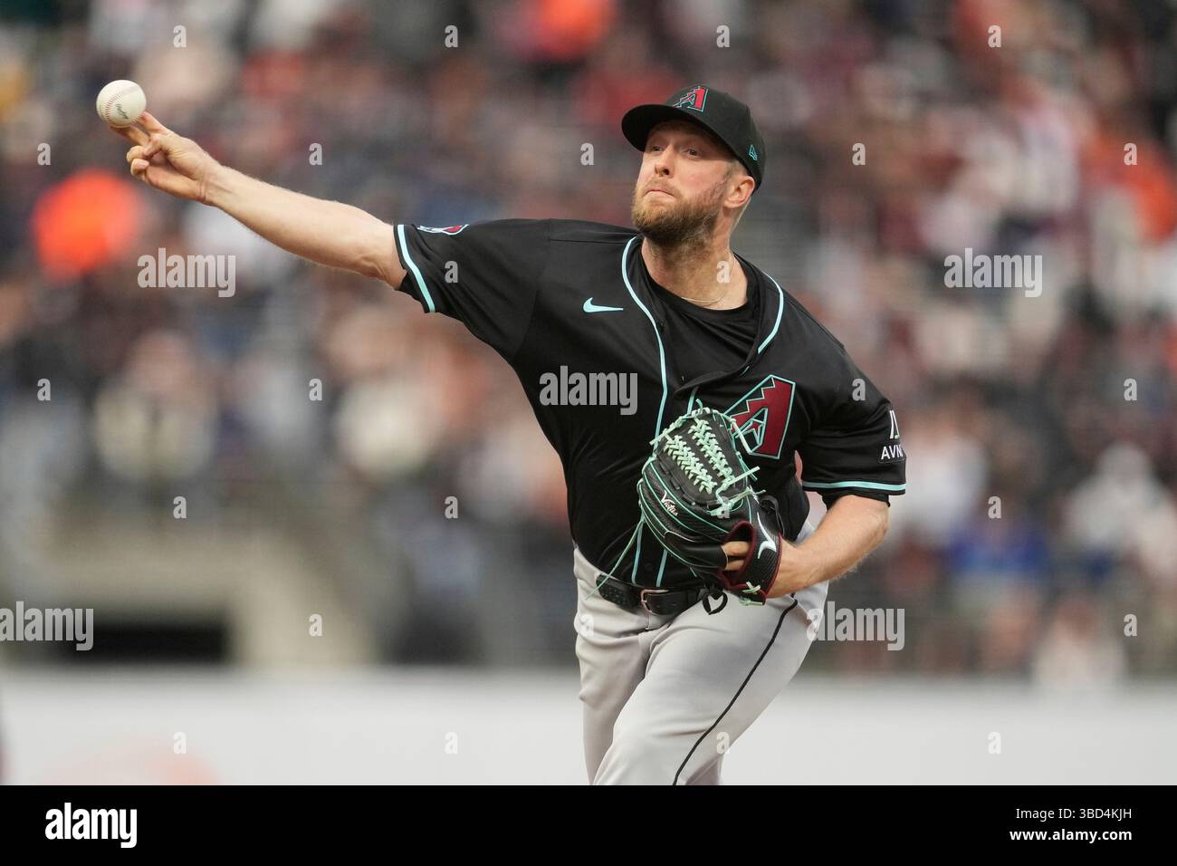 Arizona Diamondbacks pitcher Merrill Kelly during a baseball game ...