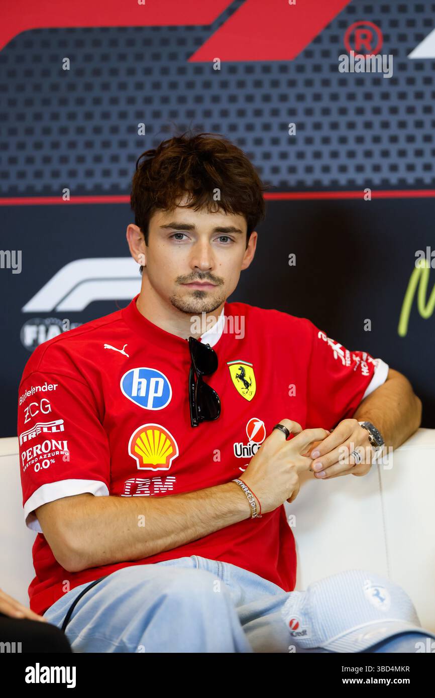 Monte-Carlo, Monaco. 22nd May, 2025. #16 Charles Leclerc (MCO, Scuderia Ferrari HP), F1 Grand ...
