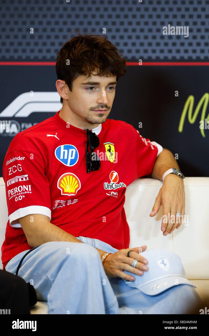 Monte-Carlo, Monaco. 22nd May, 2025. #16 Charles Leclerc (MCO, Scuderia Ferrari HP), F1 Grand ...