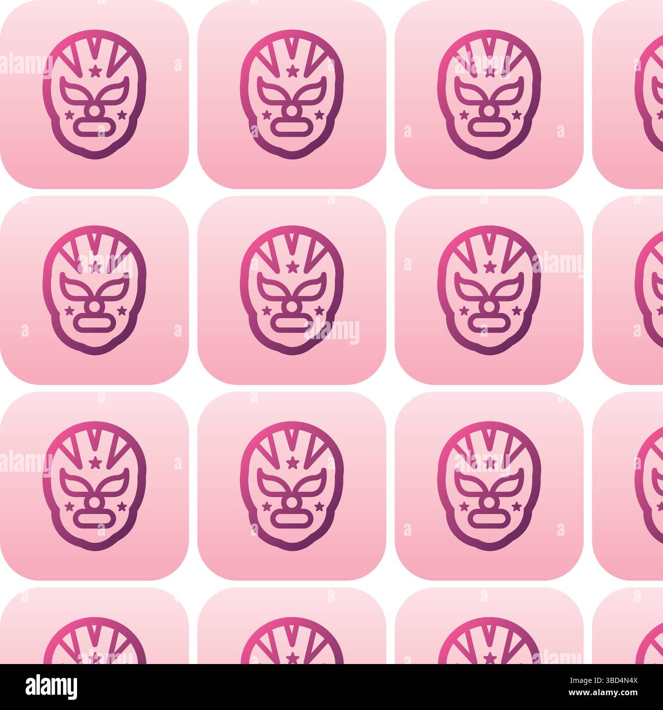 Luchador face pattern. Vector Stock Vector Image & Art - Alamy