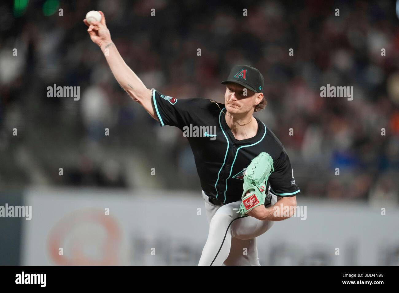 Arizona Diamondbacks pitcher Shelby Miller during a baseball game ...