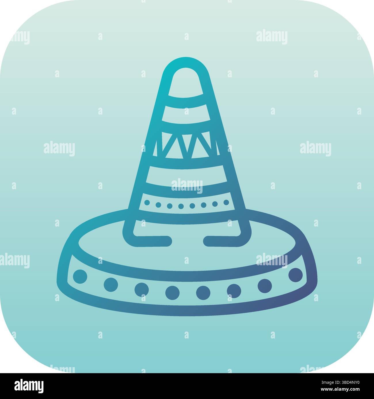 Mexican sombrero icon. Vector Stock Vector Image & Art - Alamy