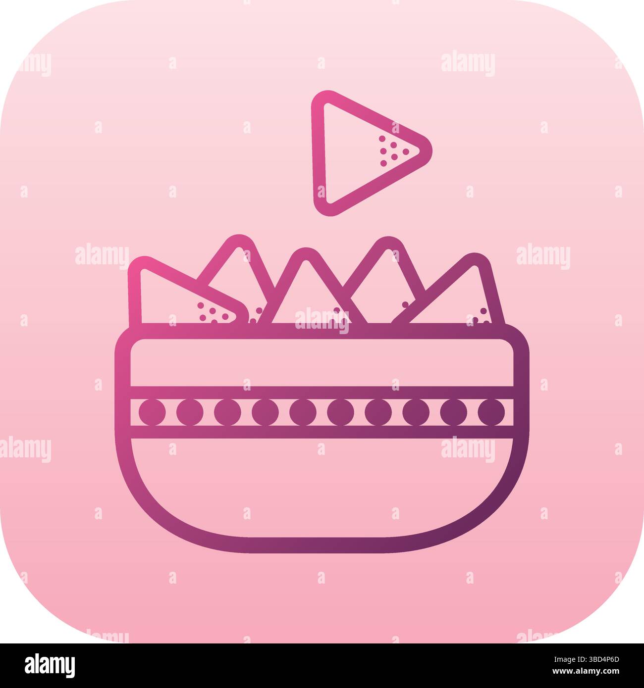 Nachos fast food icon Stock Vector Images - Alamy
