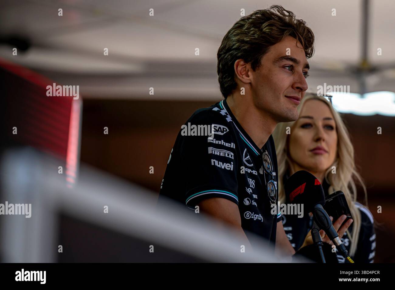 Monte Carlo, Monaco, 22 May 2025, George Russell, from United Kingdom ...