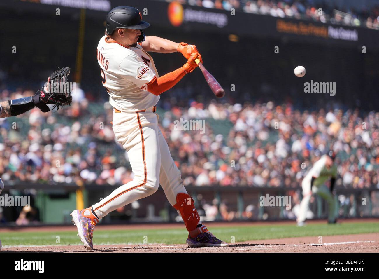San Francisco Giants' Willy Adames during a baseball game against the ...