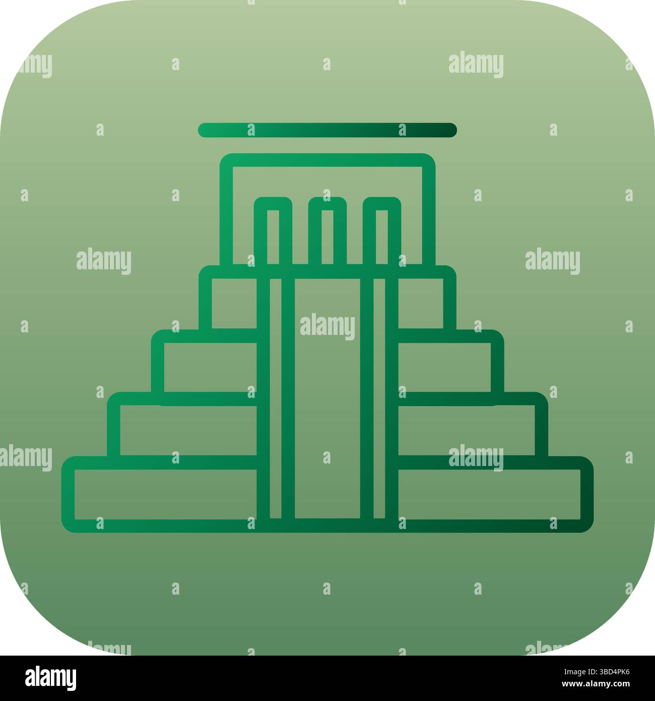 Mayan pyramid icon. Vector Stock Vector Image & Art - Alamy