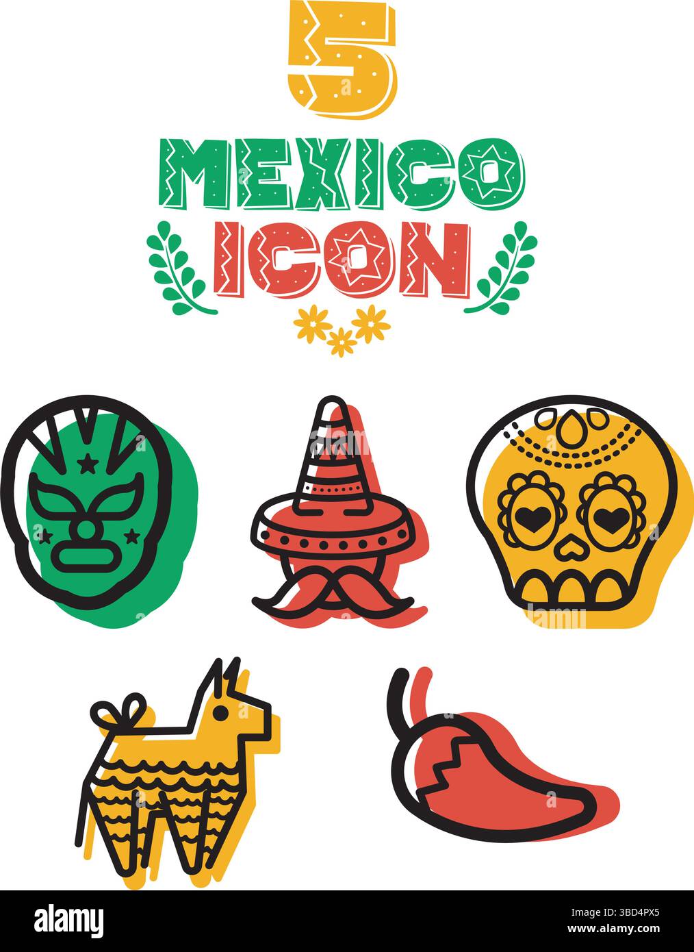 Sugar skull mexican food Stock Vector Images - Alamy