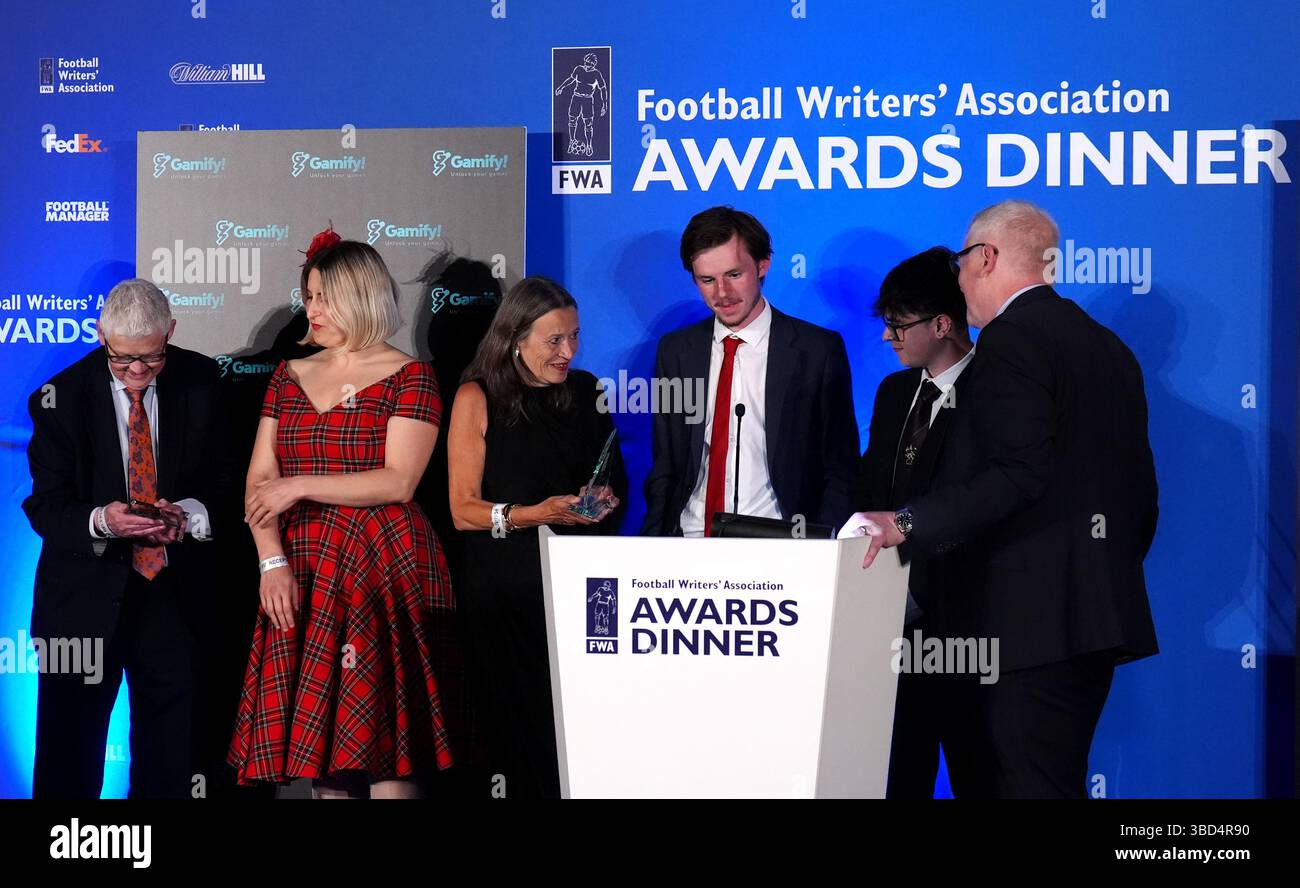 Carly Lyes, recipient of the Vikki Orvice award, Keane Handley ...