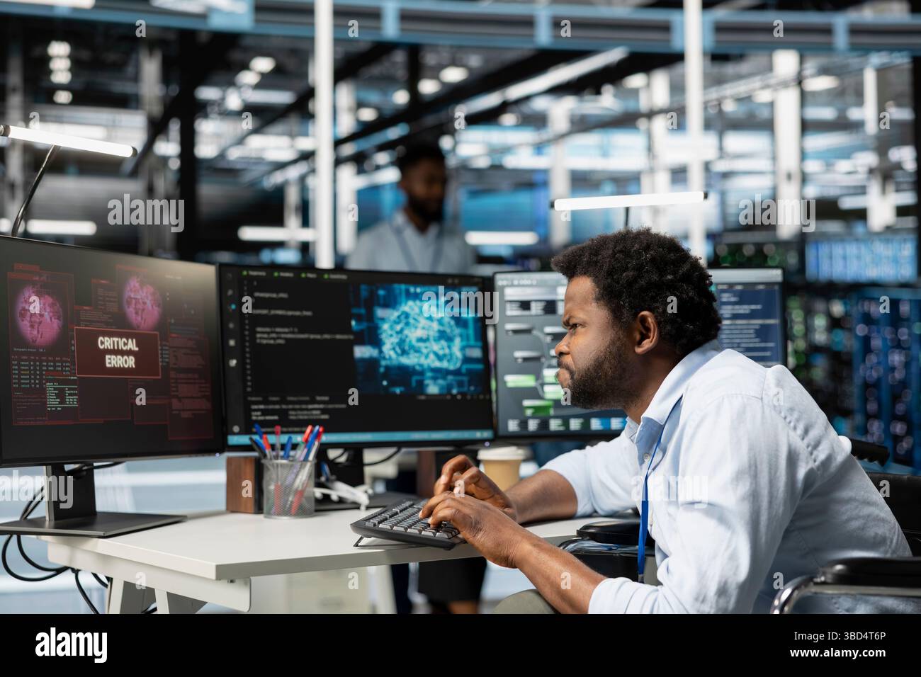 Engineer upset by critical error message while setting up data center ... Engineer upset by critical error message while setting up data center ...