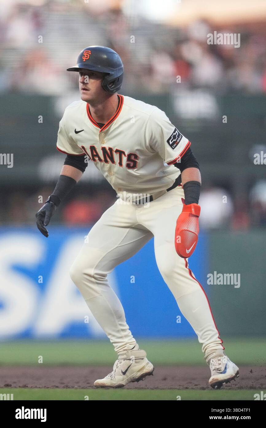 San Francisco Giants' Tyler Fitzgerald during a baseball game against ...