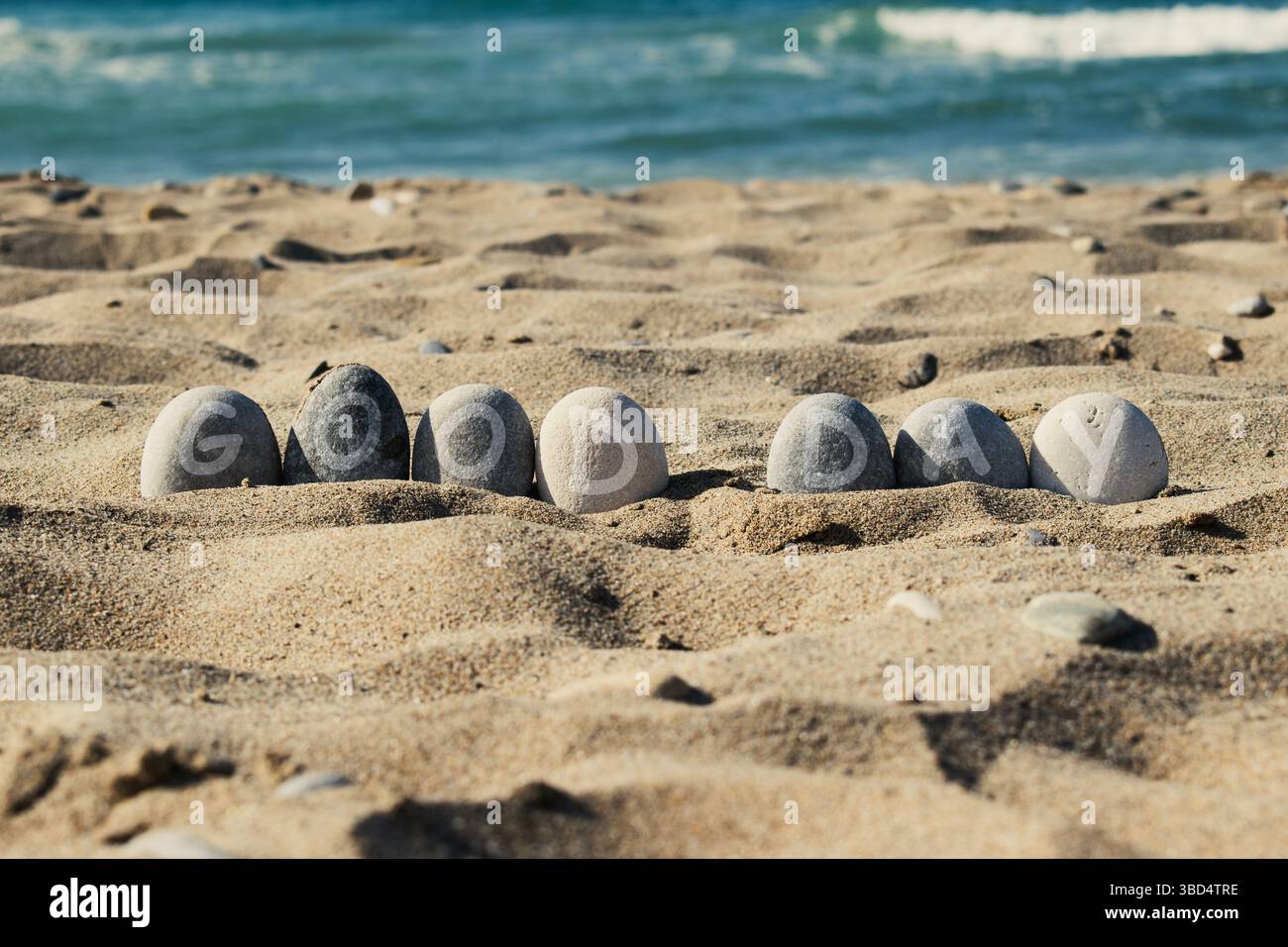 On rocks text written hi-res stock photography and images - Alamy