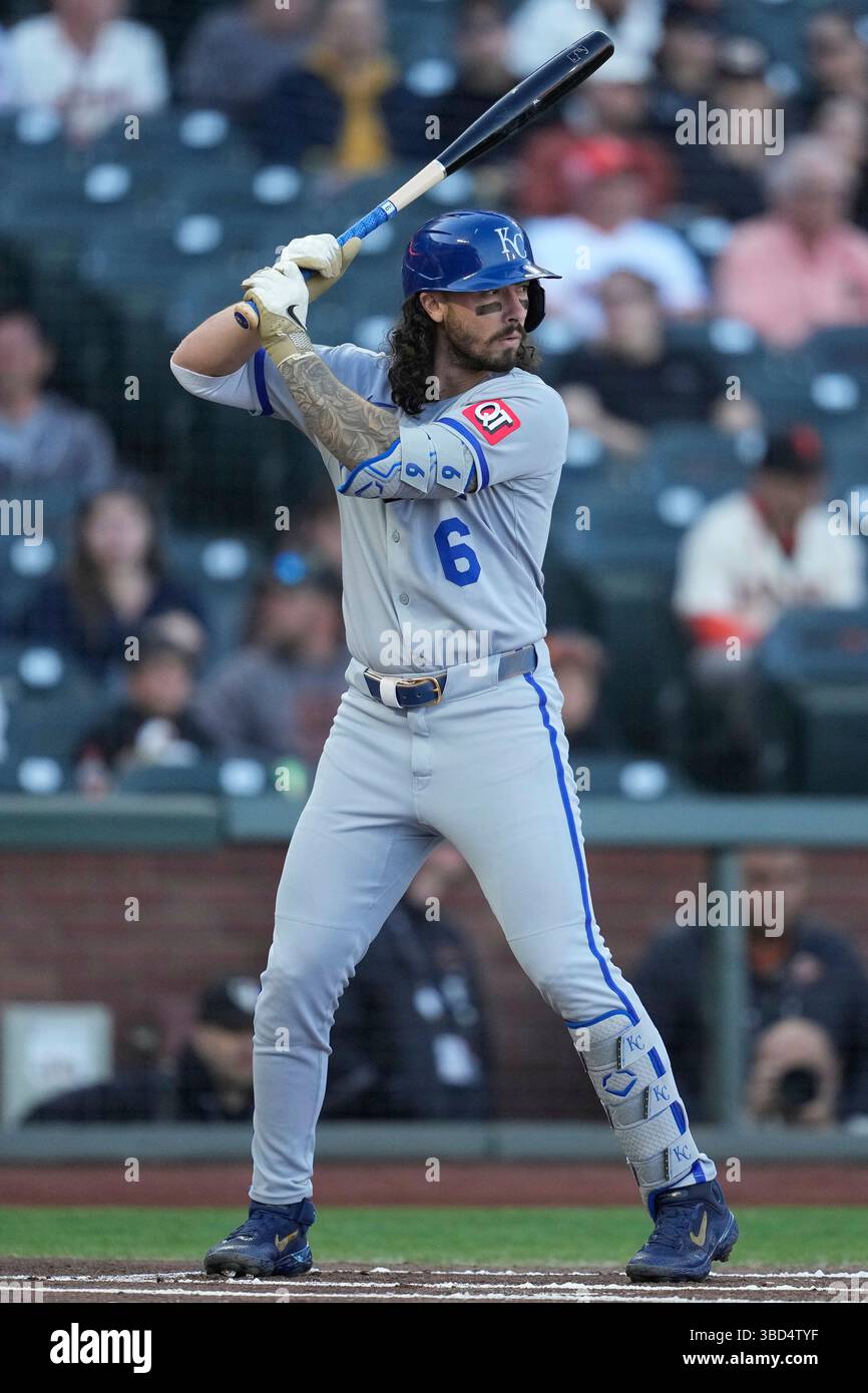 Kansas City Royals' Jonathan India during a baseball game against the ...