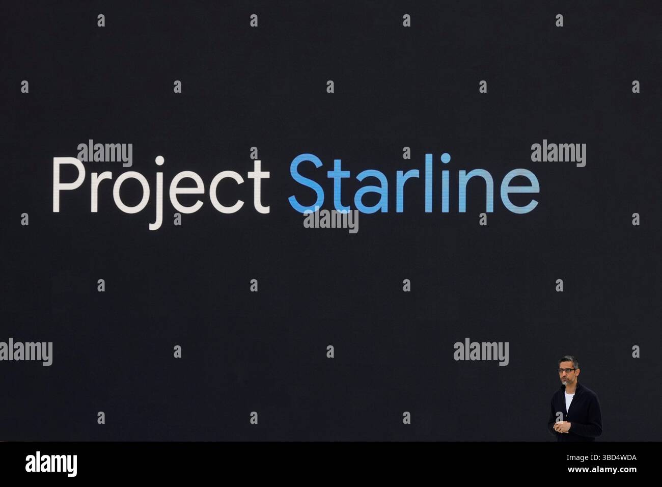 Alphabet CEO Sundar Pichai speaks at a Google I/O event in Mountain ...