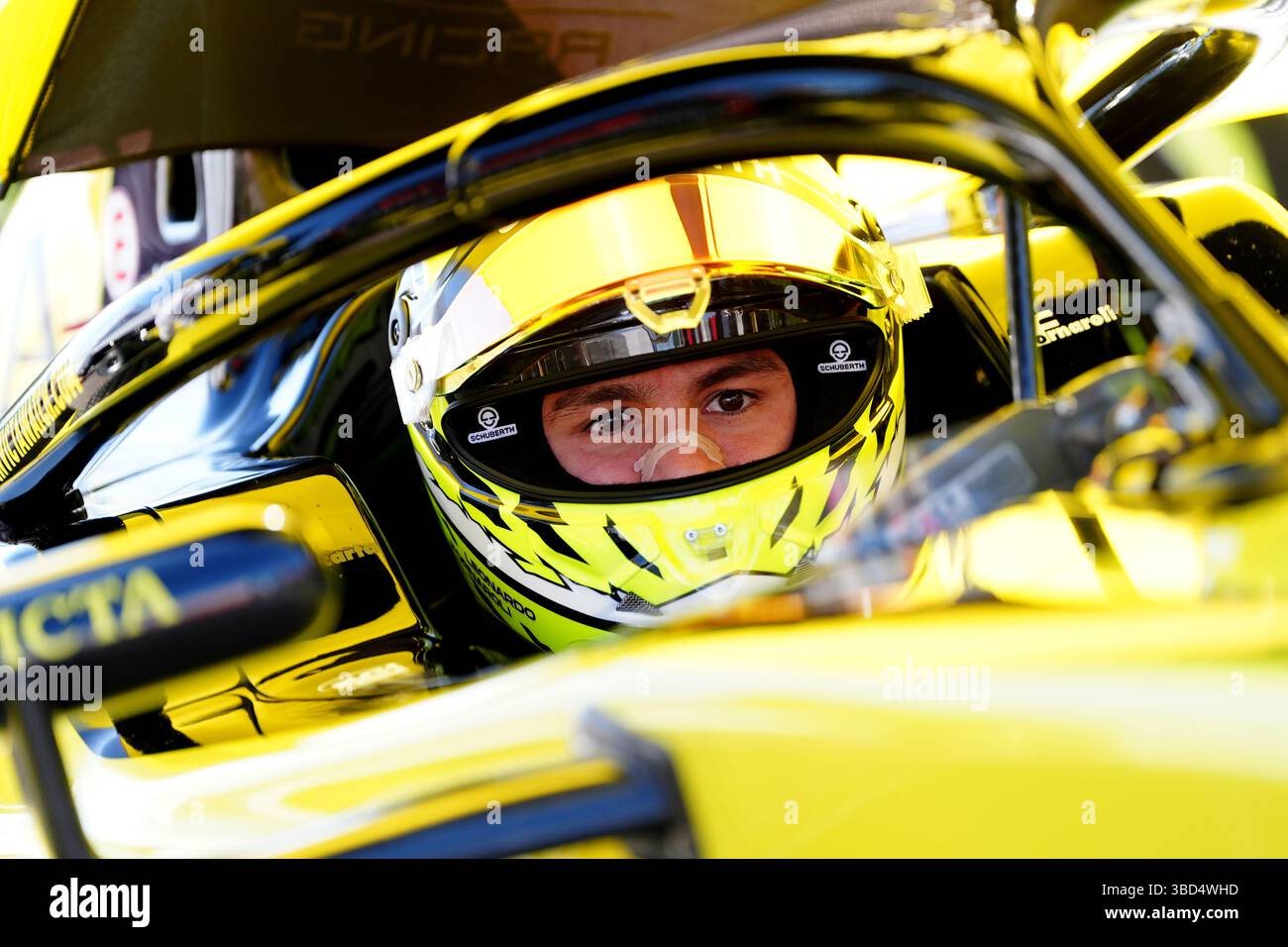 Invicta Racing driver Leonardo Fornaroli at the Autodromo ...