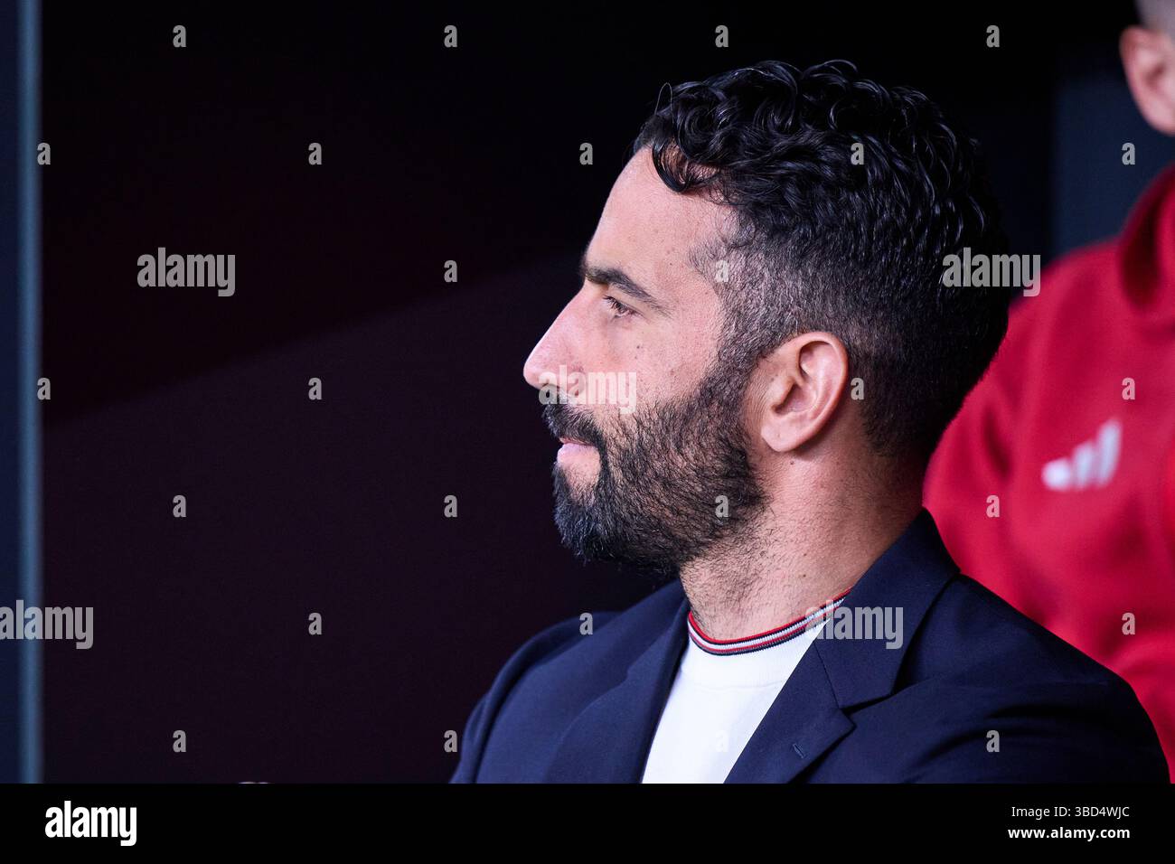 Manchester United head coach Ruben Amorim looks on during the UEFA ...
