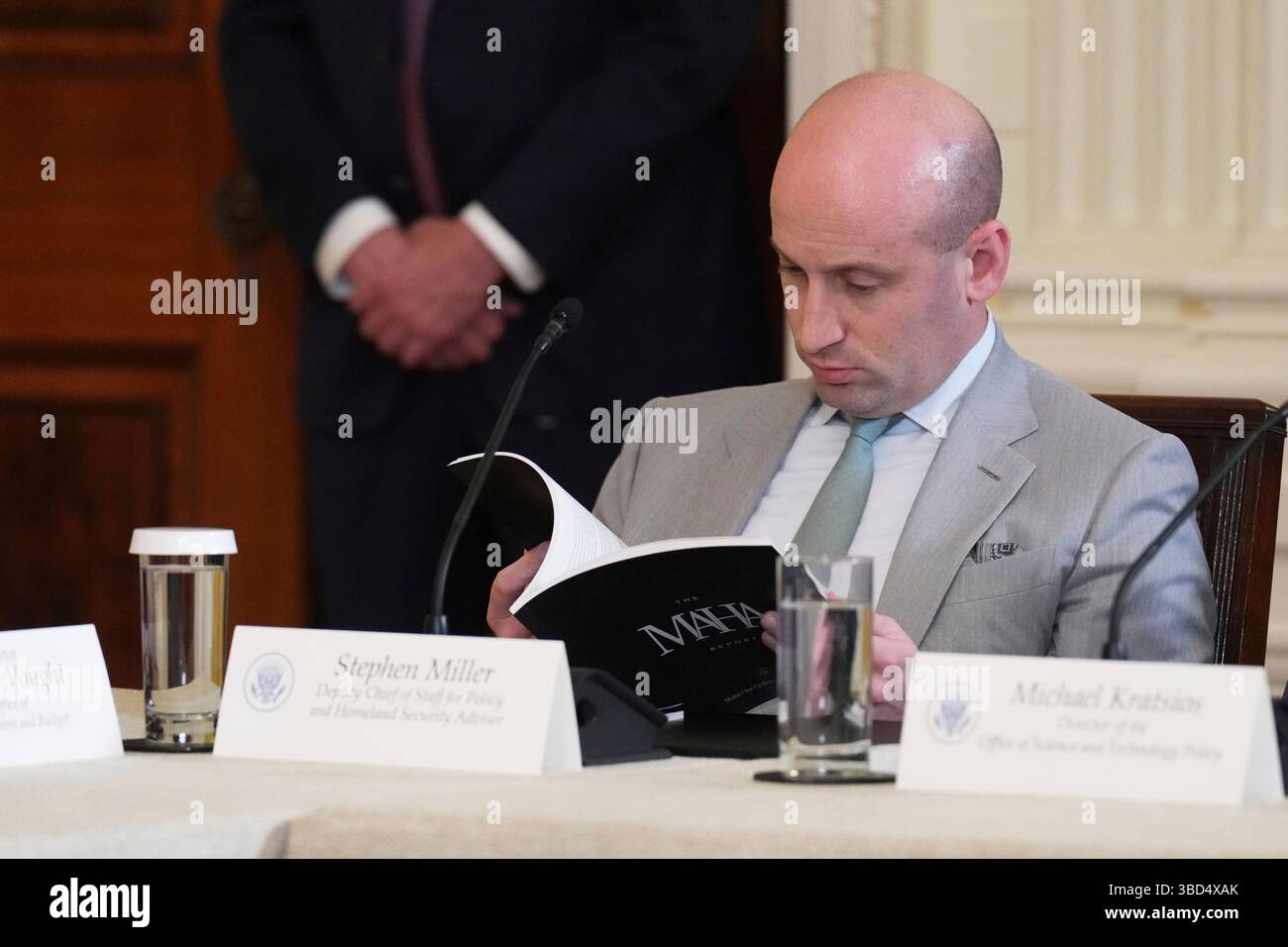 White House Deputy Chief of Staff Stephen Miller attends a Make America ...