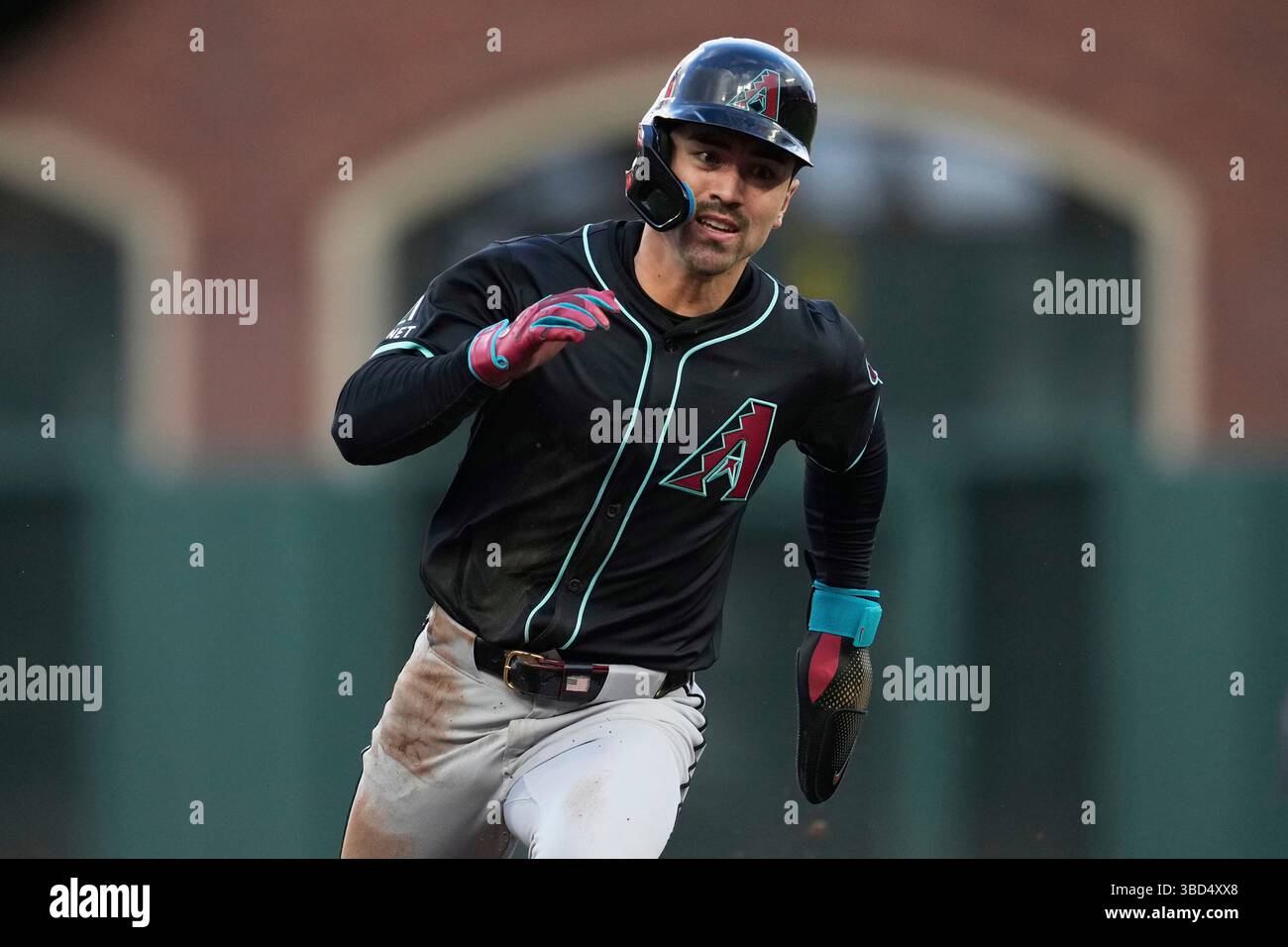 Arizona Diamondbacks' Corbin Carroll during a baseball game against the San Francisco Giants in ...