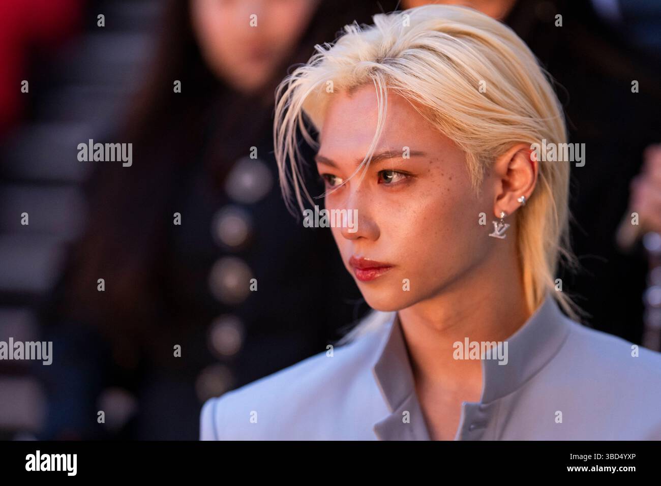 Felix from K pop group Stray kids attending the Louis Vuitton Cruise ...