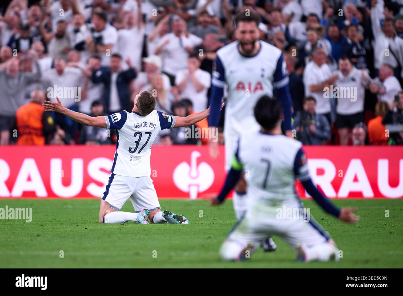 during the UEFA Europa League Final 2025 match between Tottenham ...