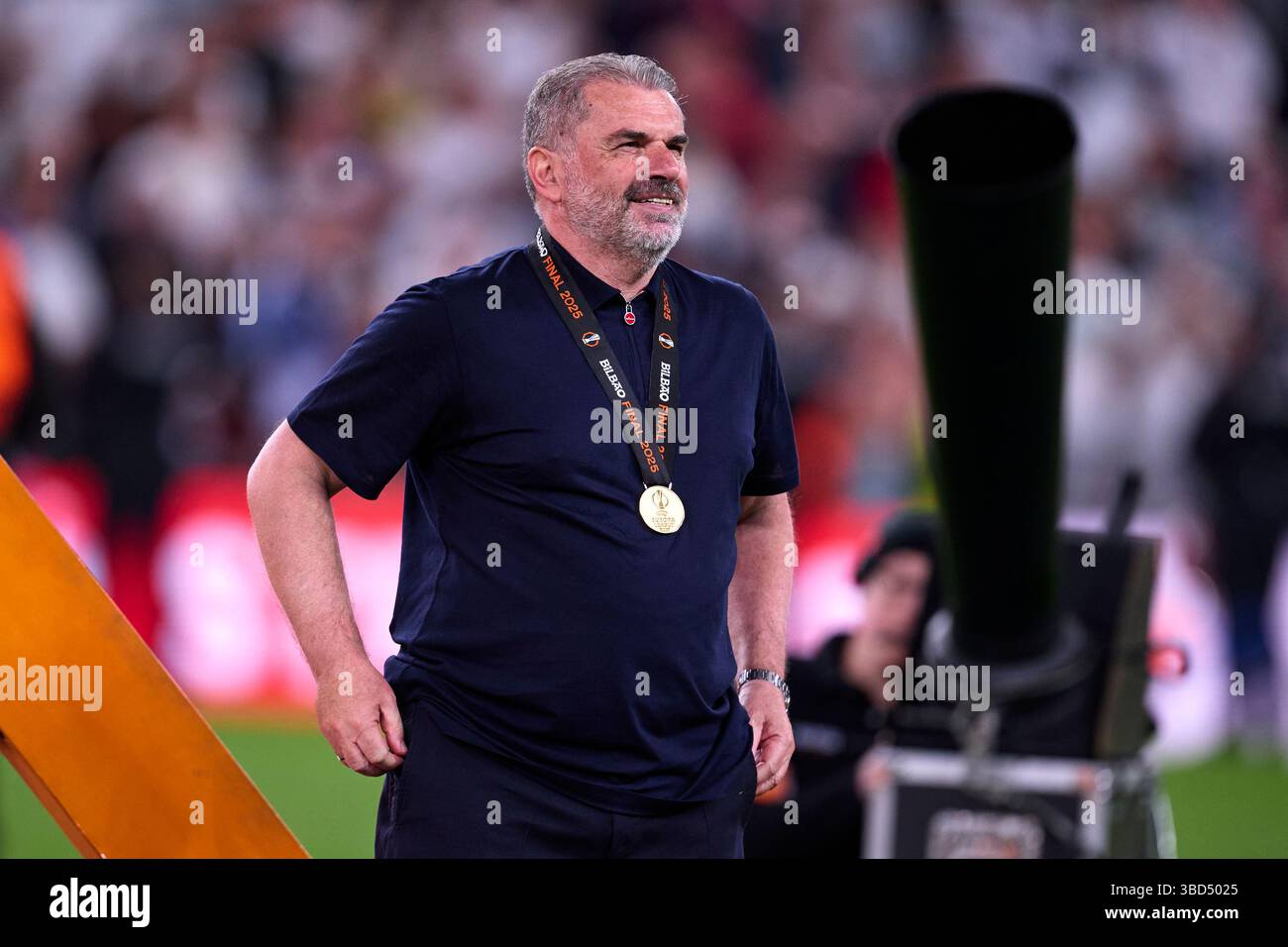 Tottenham Hotspur head coach Ange Postecoglou looks on during the UEFA ...