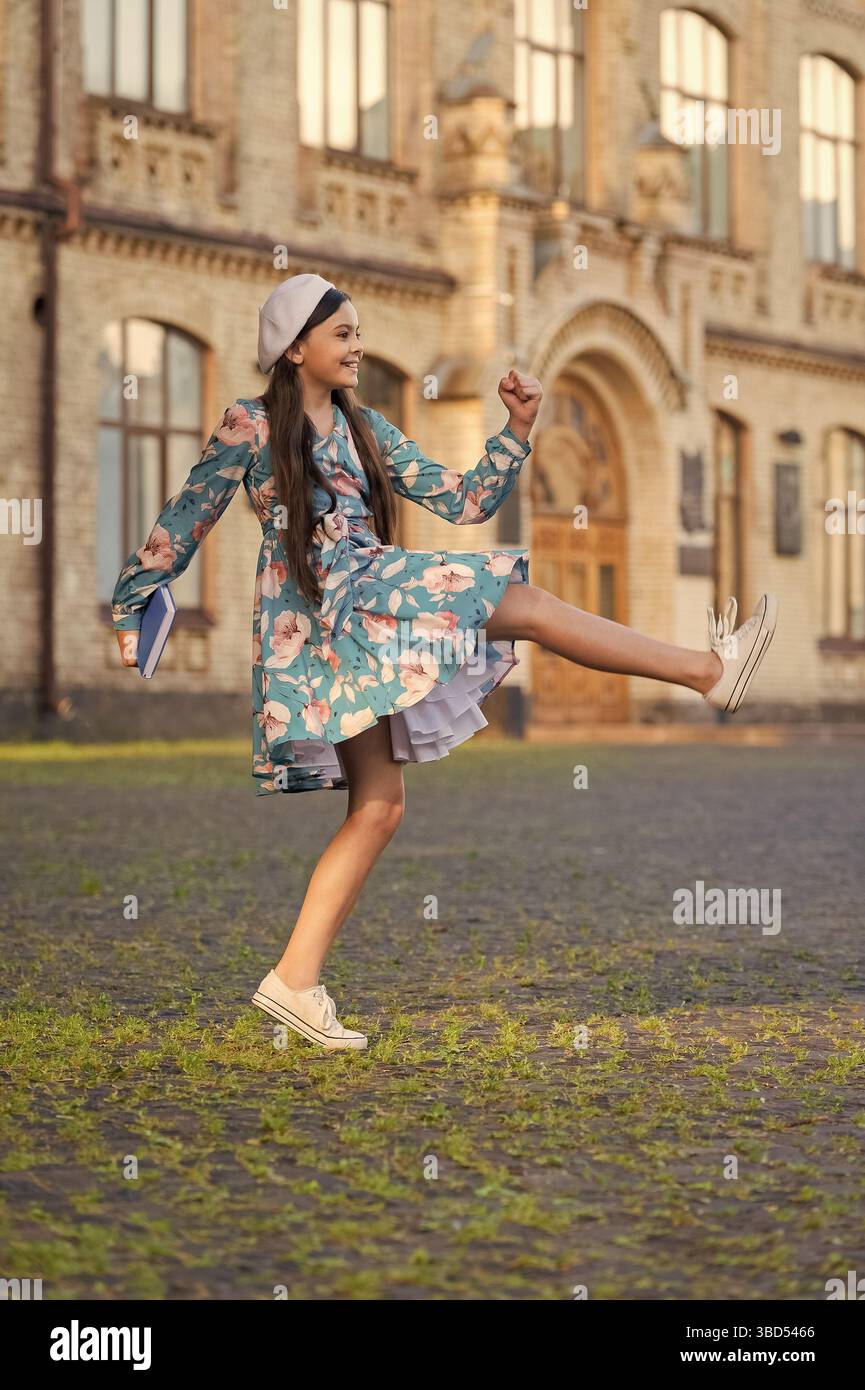 Knowledge and education. School education. Students life. Teen girl ...