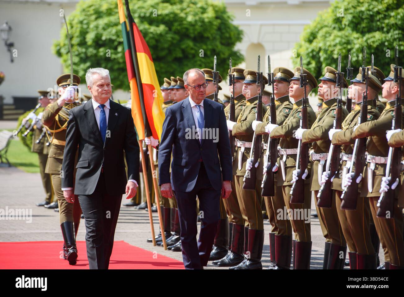 Vilnius, Lithuania. 22nd May, 2025. Lithuanian President Gitanas Naus ...