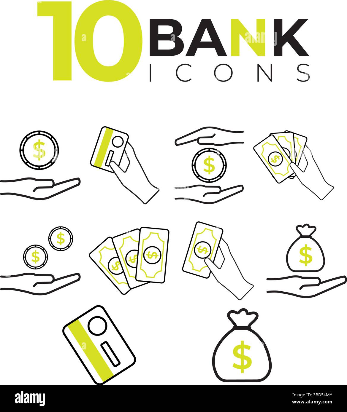 Wallet credit card bills Stock Vector Images - Alamy