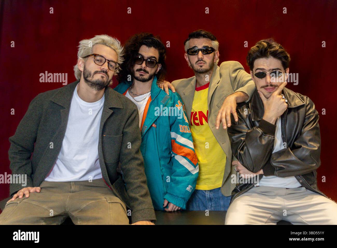 The group Morat poses for Europa Press, May 9, 2025, in Madrid (Spain ...