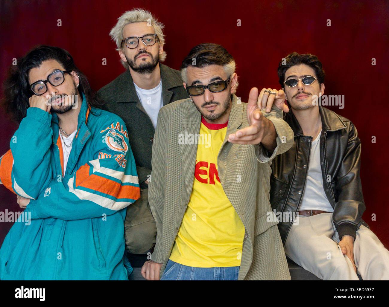 The group Morat poses for Europa Press, May 9, 2025, in Madrid (Spain ...