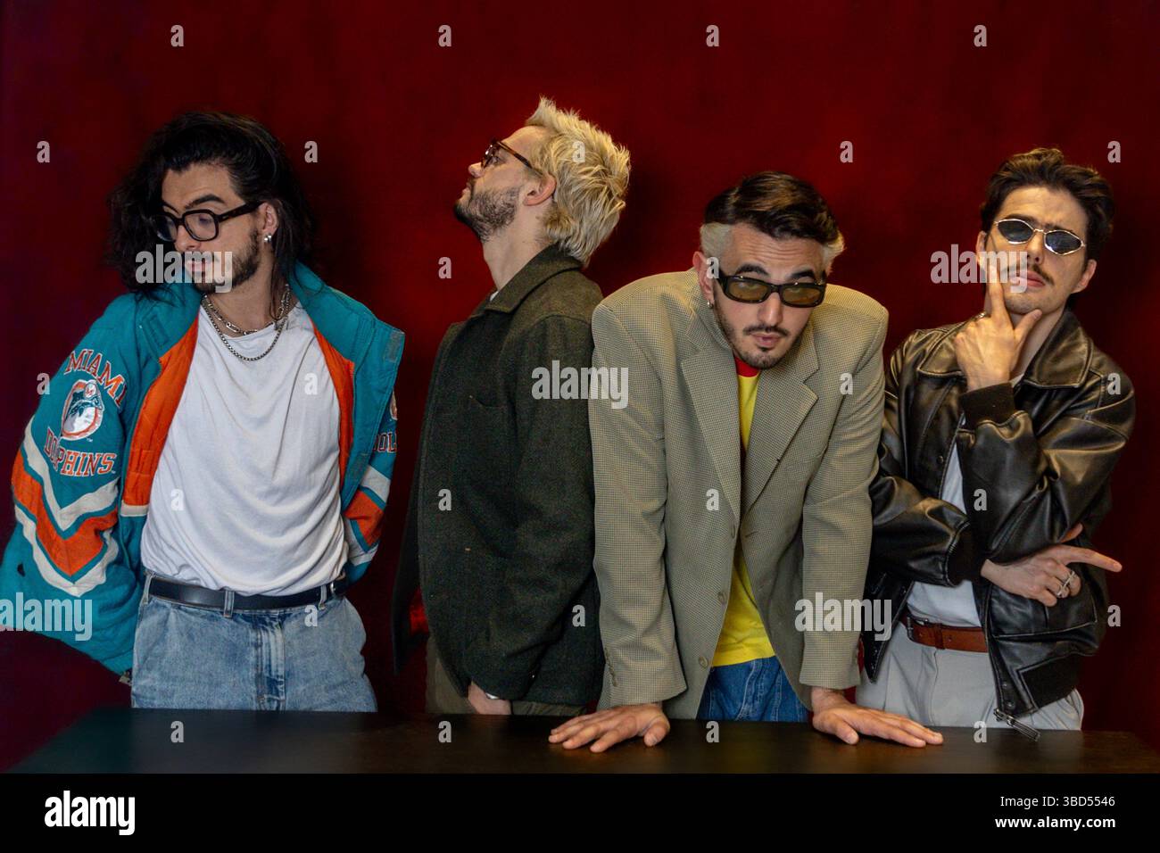 The group Morat poses for Europa Press, May 9, 2025, in Madrid (Spain ...