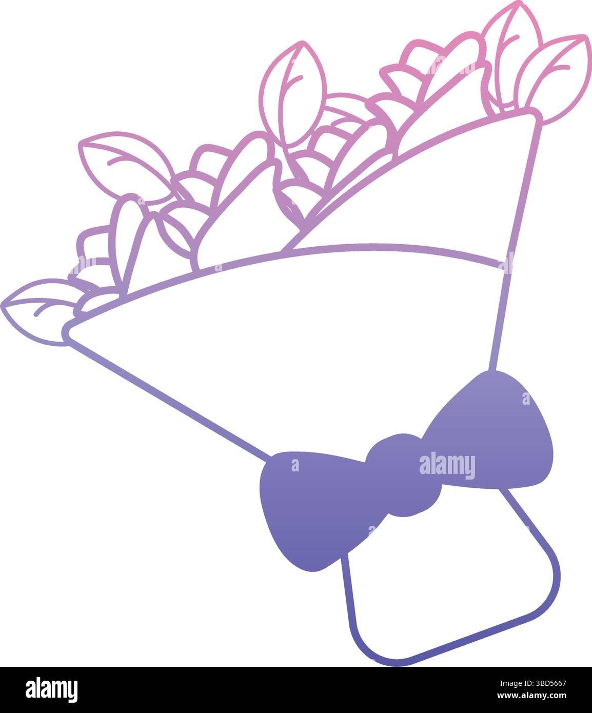 Cute bouquet roses Stock Vector Images - Alamy