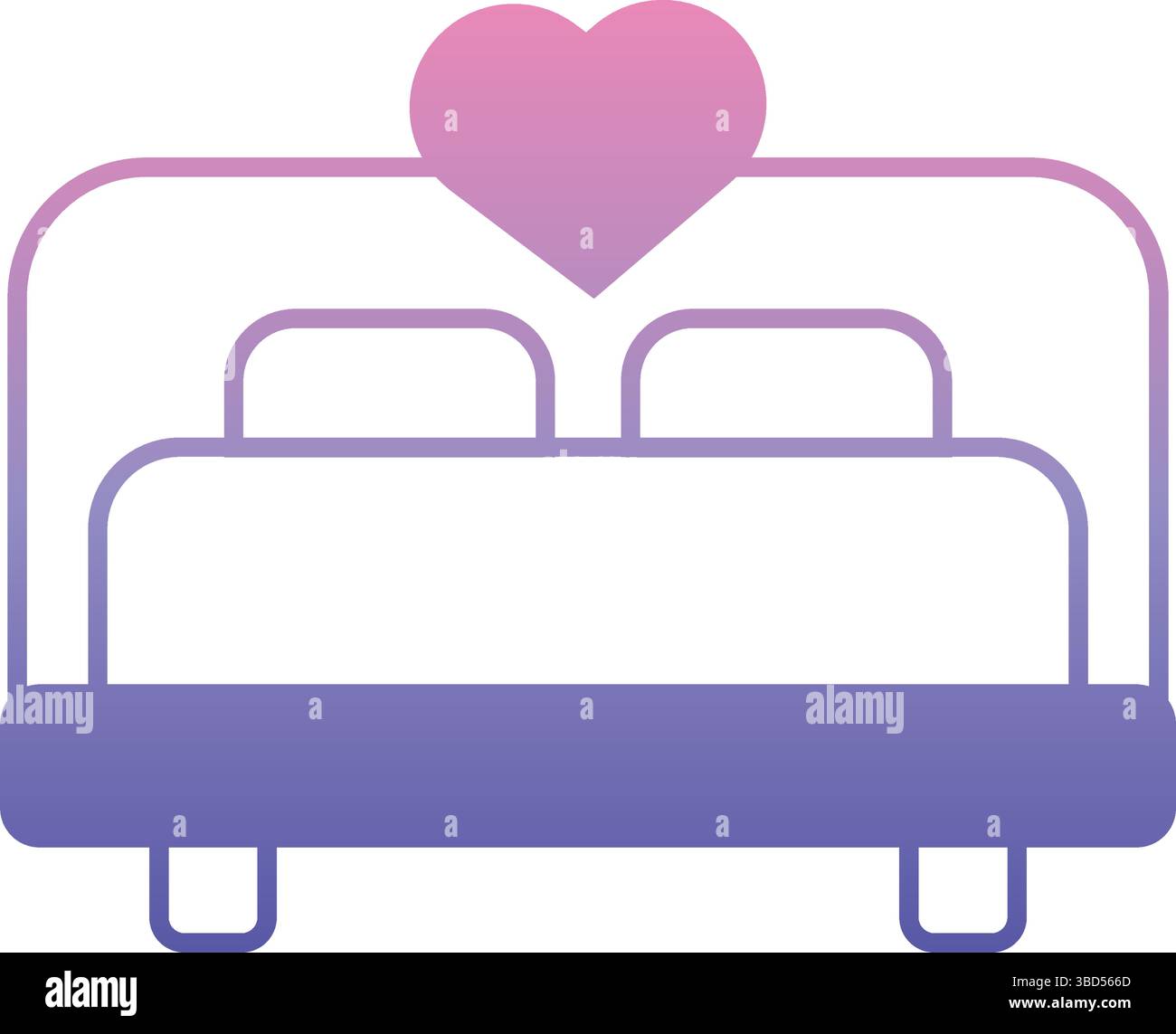 Honeymoon wedding bed vector design hi-res stock photography and images - Alamy