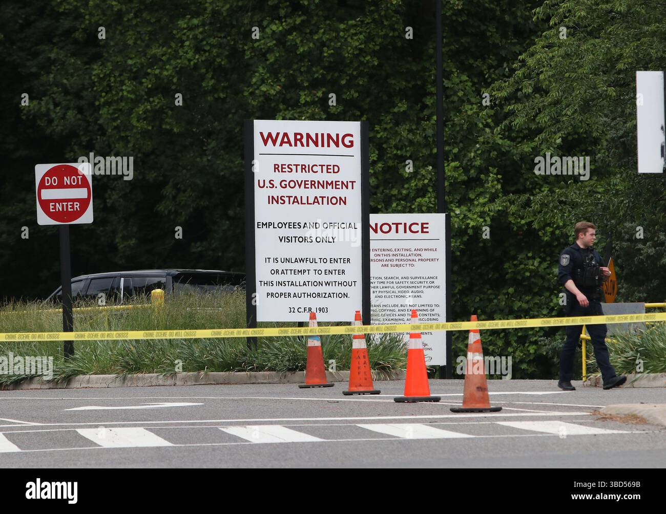 Inside law enforcement perimeter hi-res stock photography and images ...