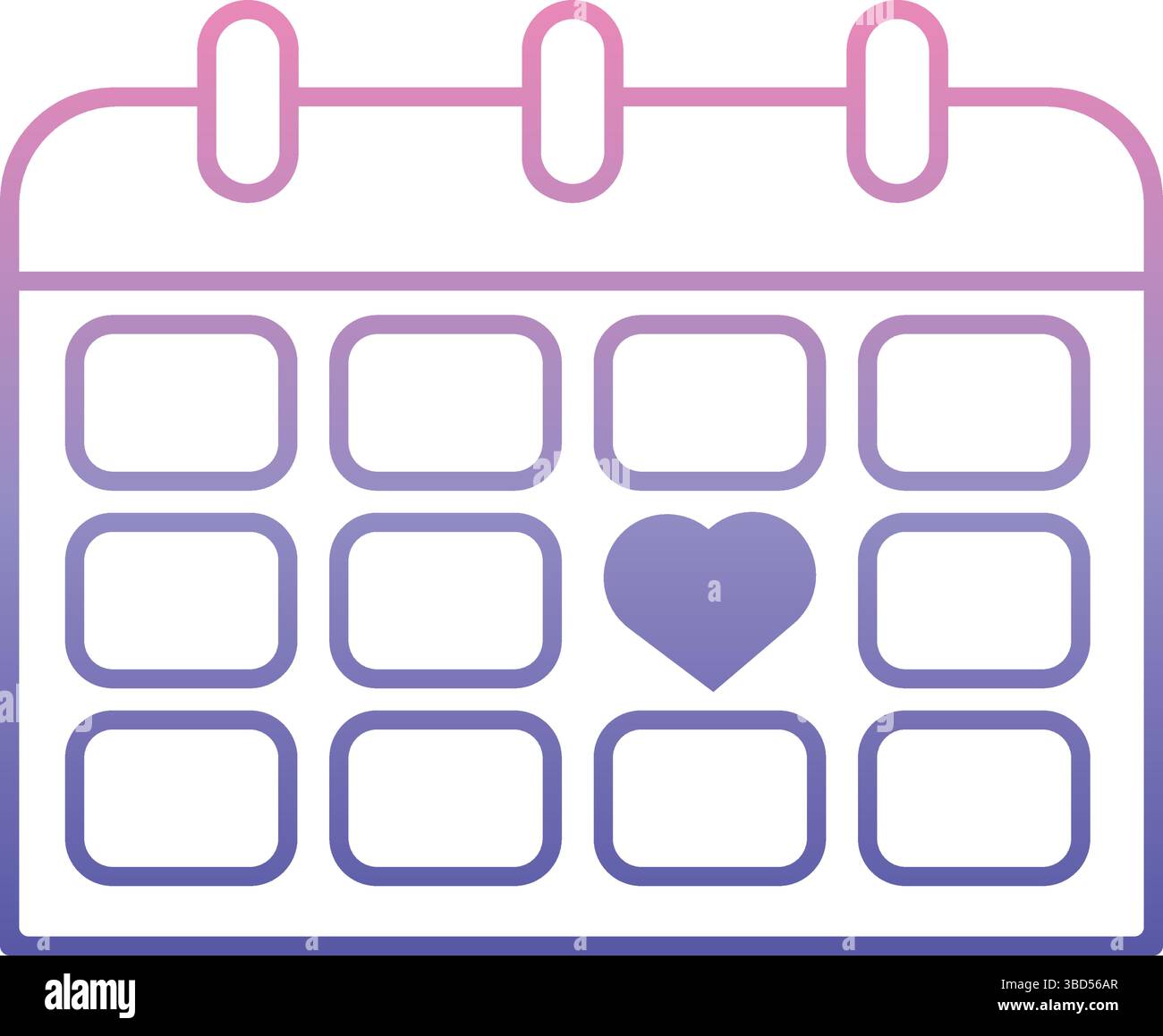 Wedding date calendar. Vector Stock Vector Image & Art - Alamy