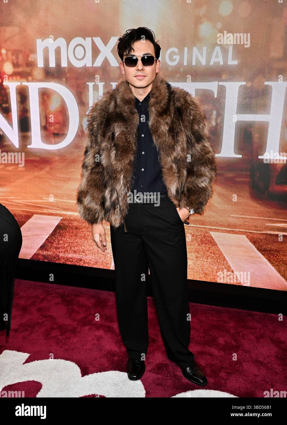 Nate Katsuki attends the premiere of "And Just Like That..." Season 3 ...