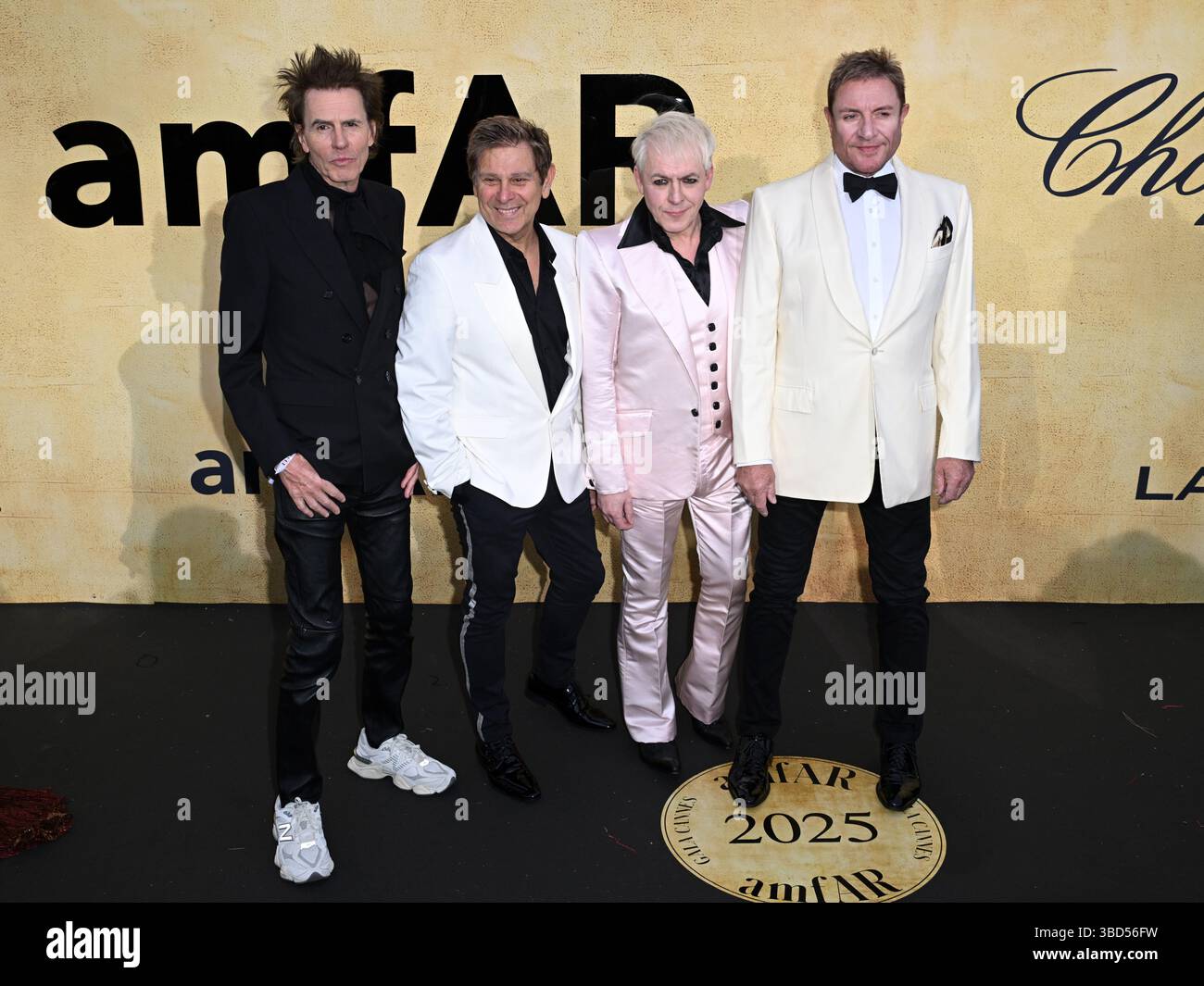 Cannes, France. May 22nd, 2025. Roger Taylor, John Taylor, Nick Rhodes ...