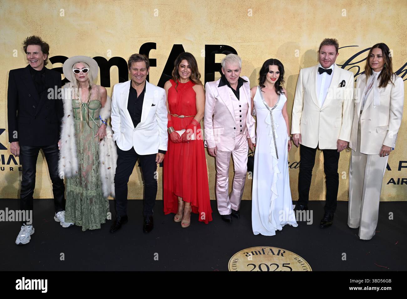 Cannes, France. May 22nd, 2025. John Taylor, Gela Nash-Taylor, Roger ...