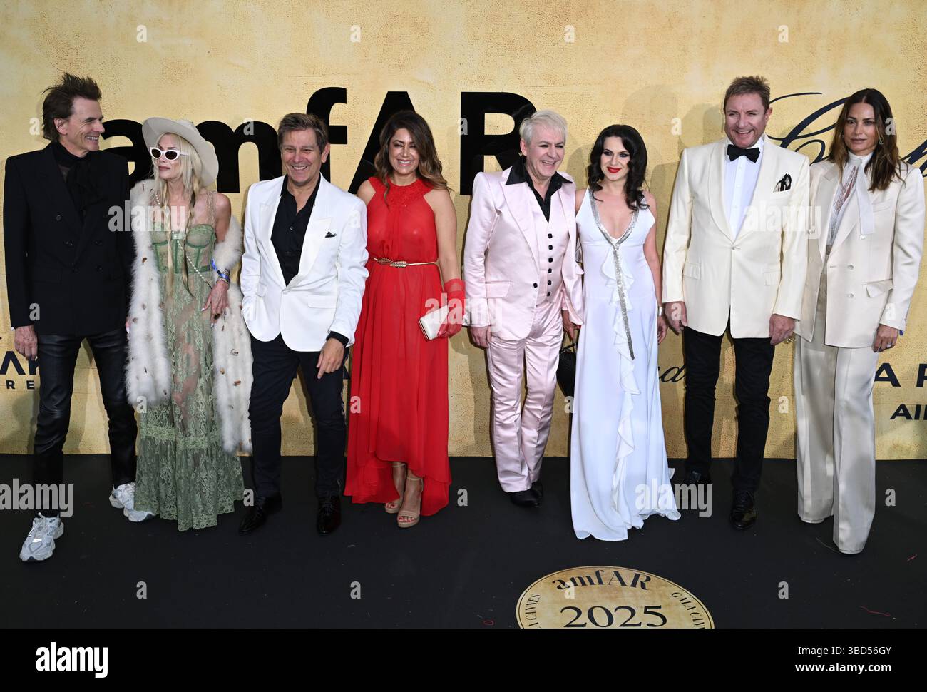 Cannes, France. May 22nd, 2025. John Taylor, Gela Nash-Taylor, Roger ...