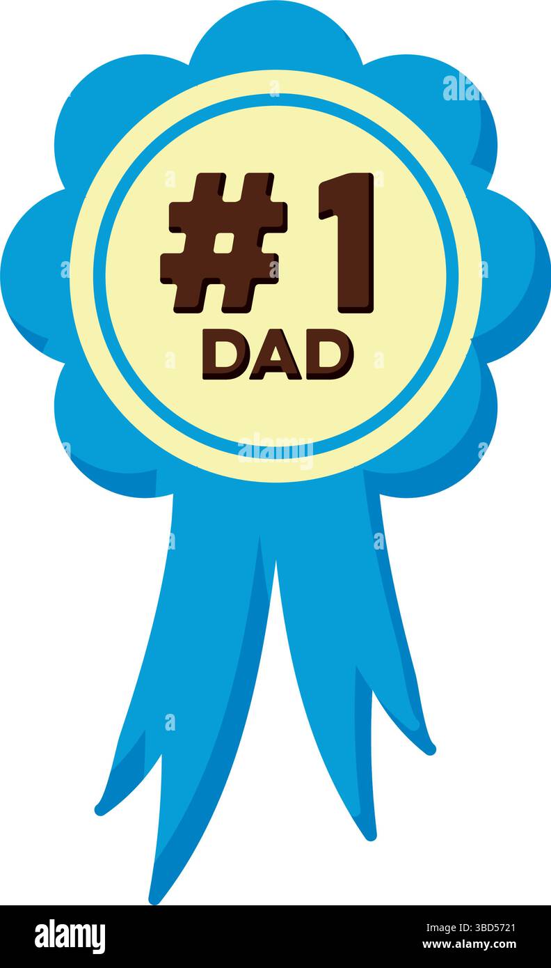 Best dad badge icon. Vector Stock Vector Image & Art - Alamy