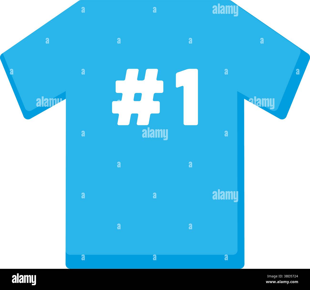Number one shirt icon. Vector Stock Vector Image & Art - Alamy