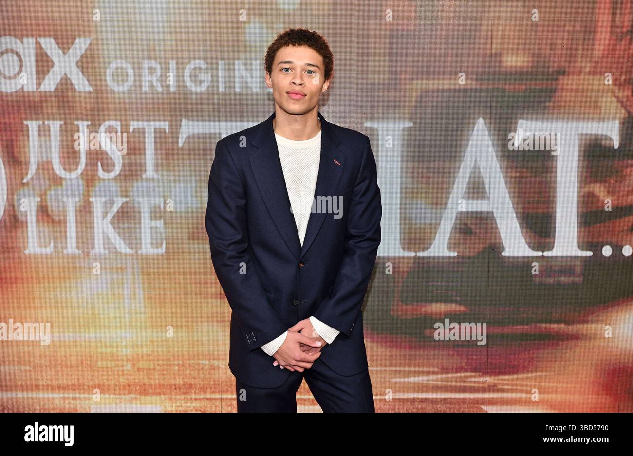 Elijah Jacob attends the premiere of "And Just Like That..." Season 3 ...