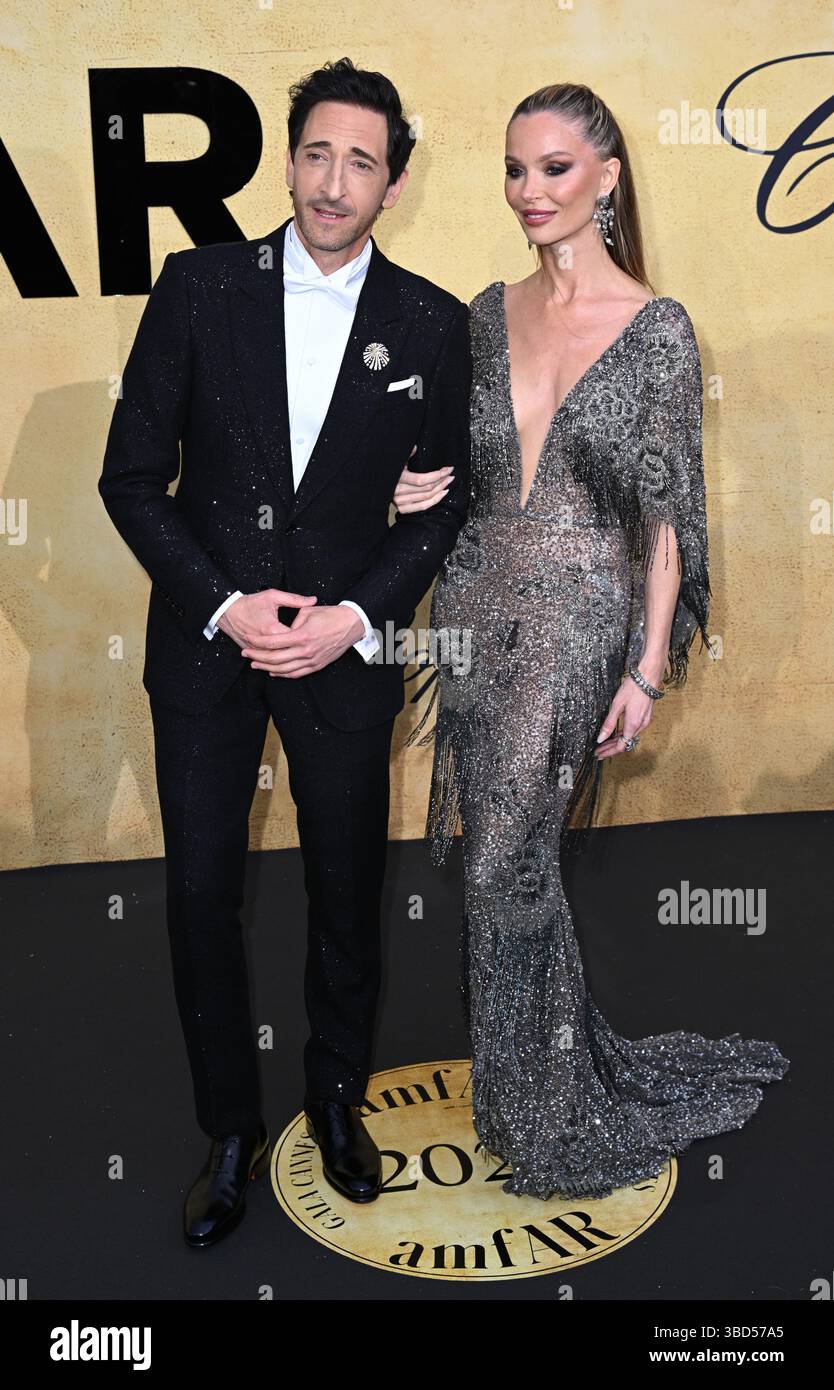 Cannes, France. May 22nd, 2025. Adrien Brody and Georgina Chapman ...